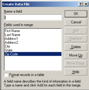 Creating Form Letters and Envelopes in WordPerfect 9